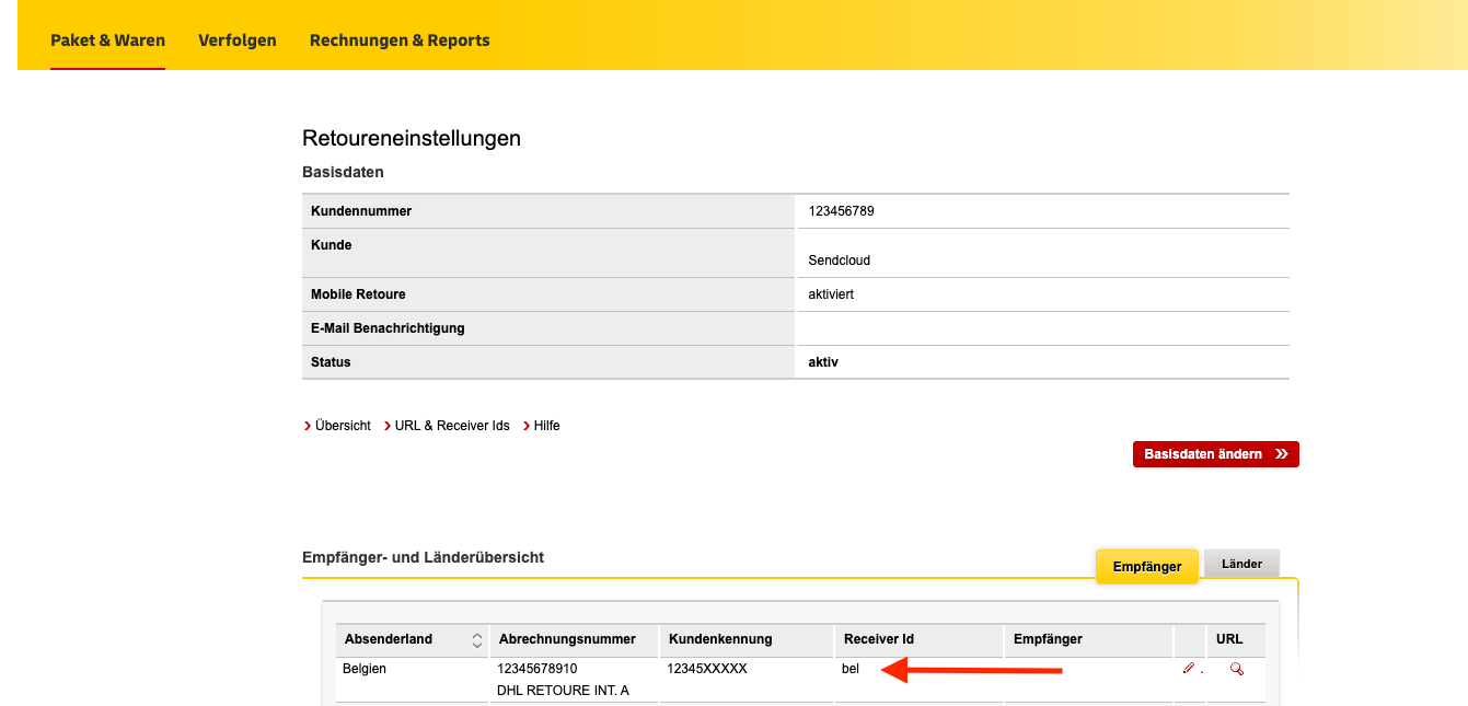 DHL DE - eigener Vertrag – Sendcloud Help Center